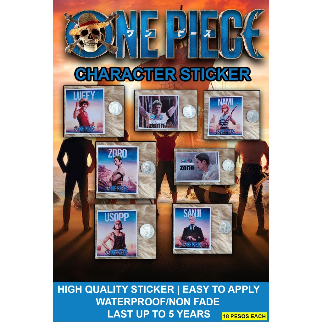 one piece netflix character sticker | Shopee Malaysia