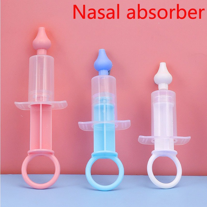 The New Baby Newborn Nasal Vacuum Mucus Suction Aspirator Infant Nose ...