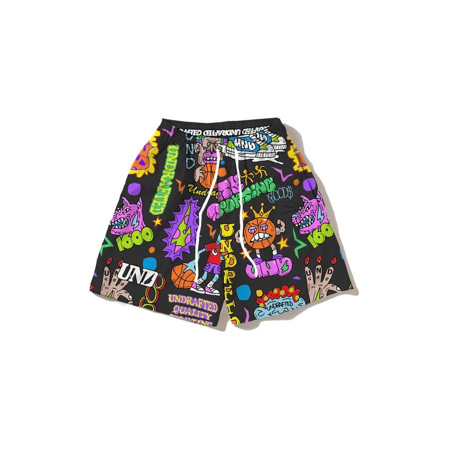 ALL LOCAL BRAND - Undrafted "GOLDWORLD ATHLETICS" Mesh Men Short (Black ...