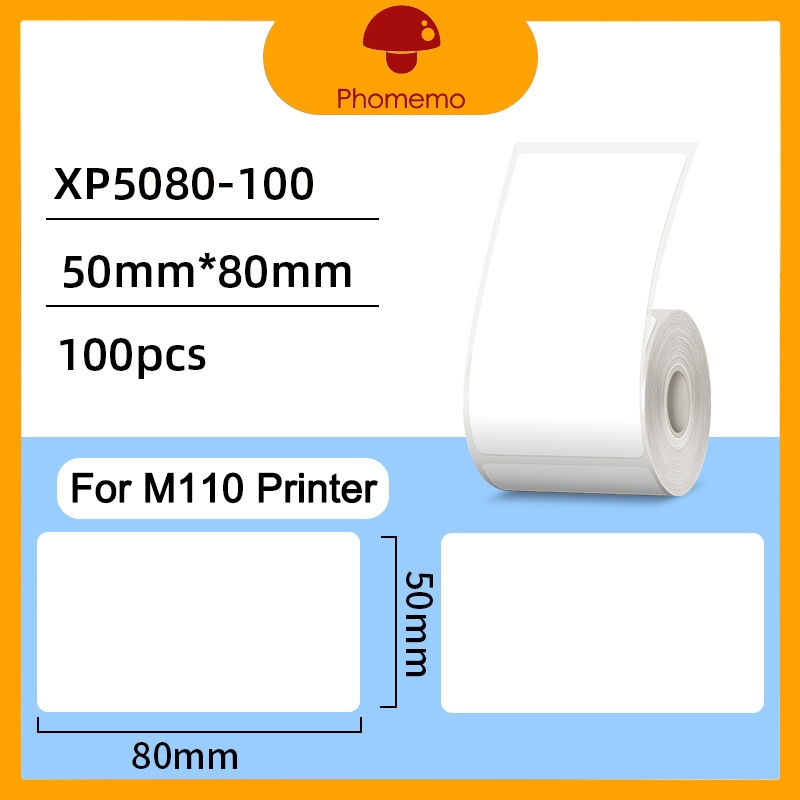 Phomemo M110 Thermal Labels Square Label for M110 Label Printer ...