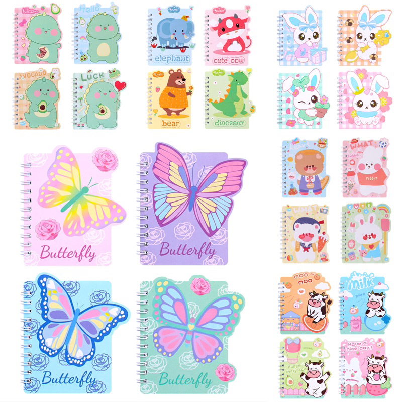 JY WEIBO MOLING COIL BOOK/MINI POCKET NOTEBOOK (RANDOM )SCHOOL SUPPLIES ...