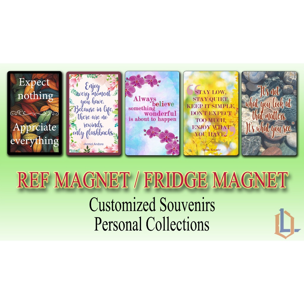 Ref Magnet/Fridge Magnet Collections/Souvenirs/Giveaways/Inspirational ...