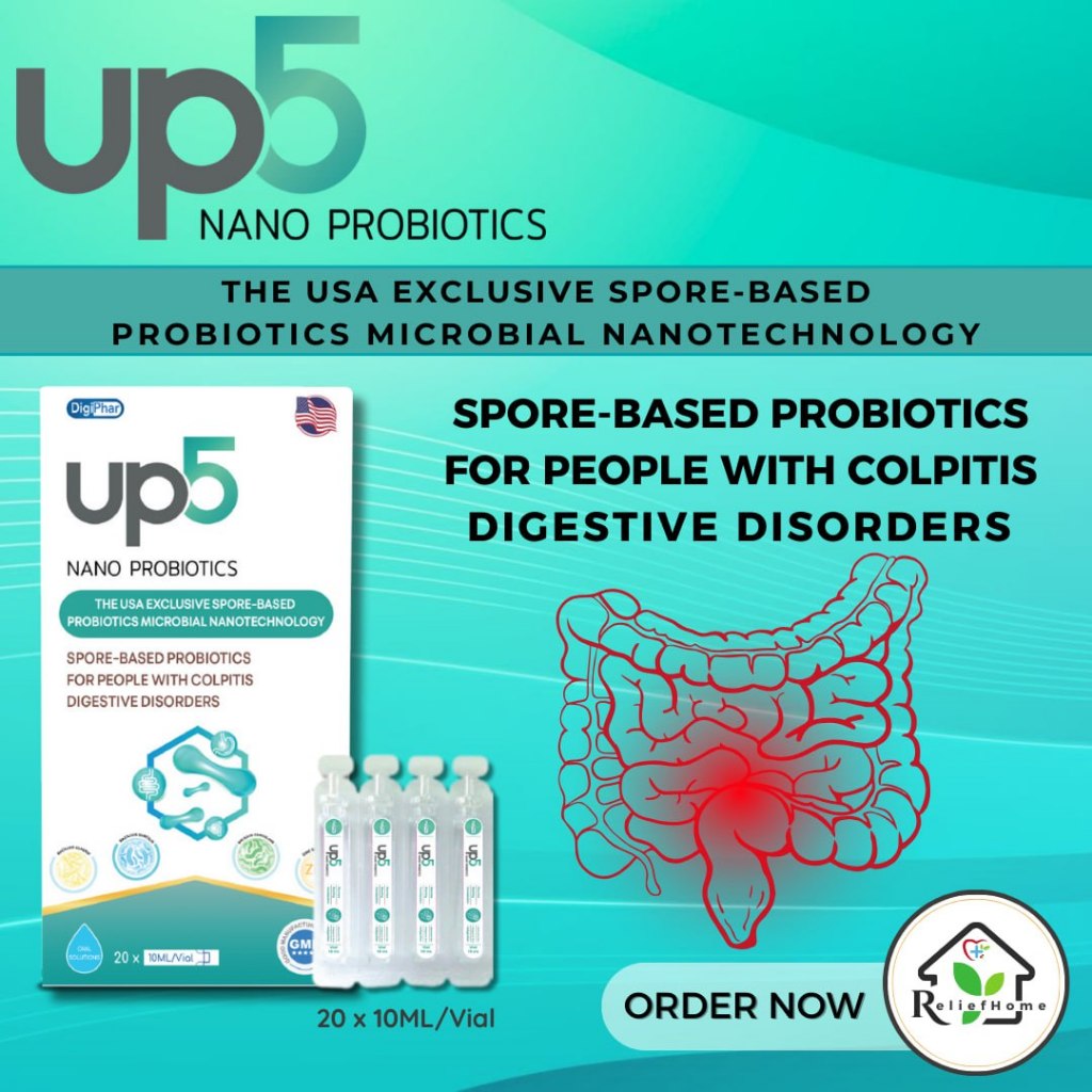 UP5 Nano Probiotics 20Tubes=10ML/Tube for Hemorrhoids Diarrhea ...