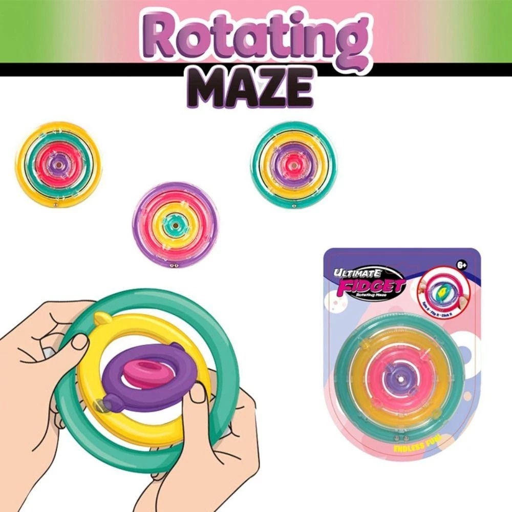 Rotating Maze 3D Versatile Toys Rainbow Maze Gyroscope | Shopee Malaysia