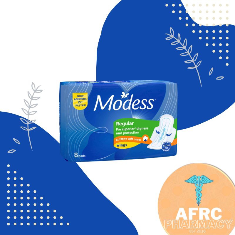 Modess Regular With Wings Napkin 8 Pads | Shopee Malaysia