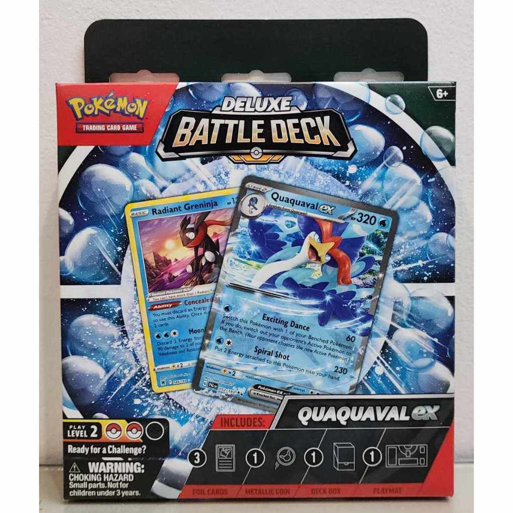 Pokemon TCG Quaquaval ex Deluxe Battle Deck | Shopee Malaysia