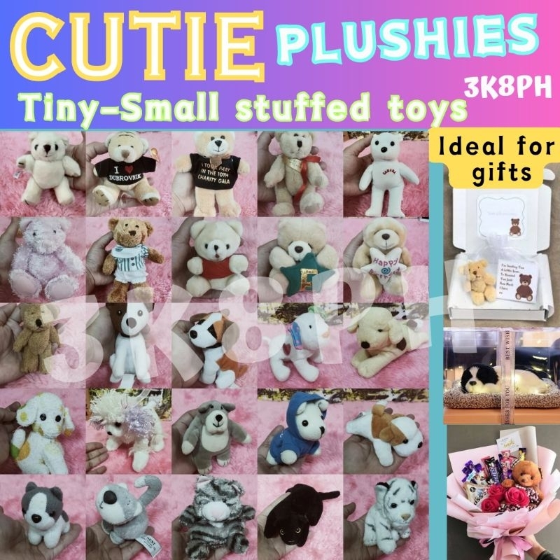 AUTHENTIC CUTIE STUFFED TOYS • SMALL TINY PLUSH STUFFED TOYS (PRELOVED ...