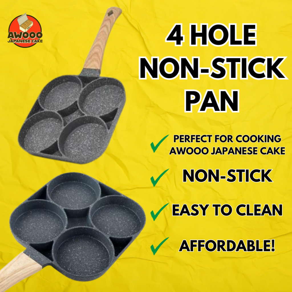 4 hole pan - Egg Pan / Omelette Pan / Non-Stick frying Pan / pancake ...