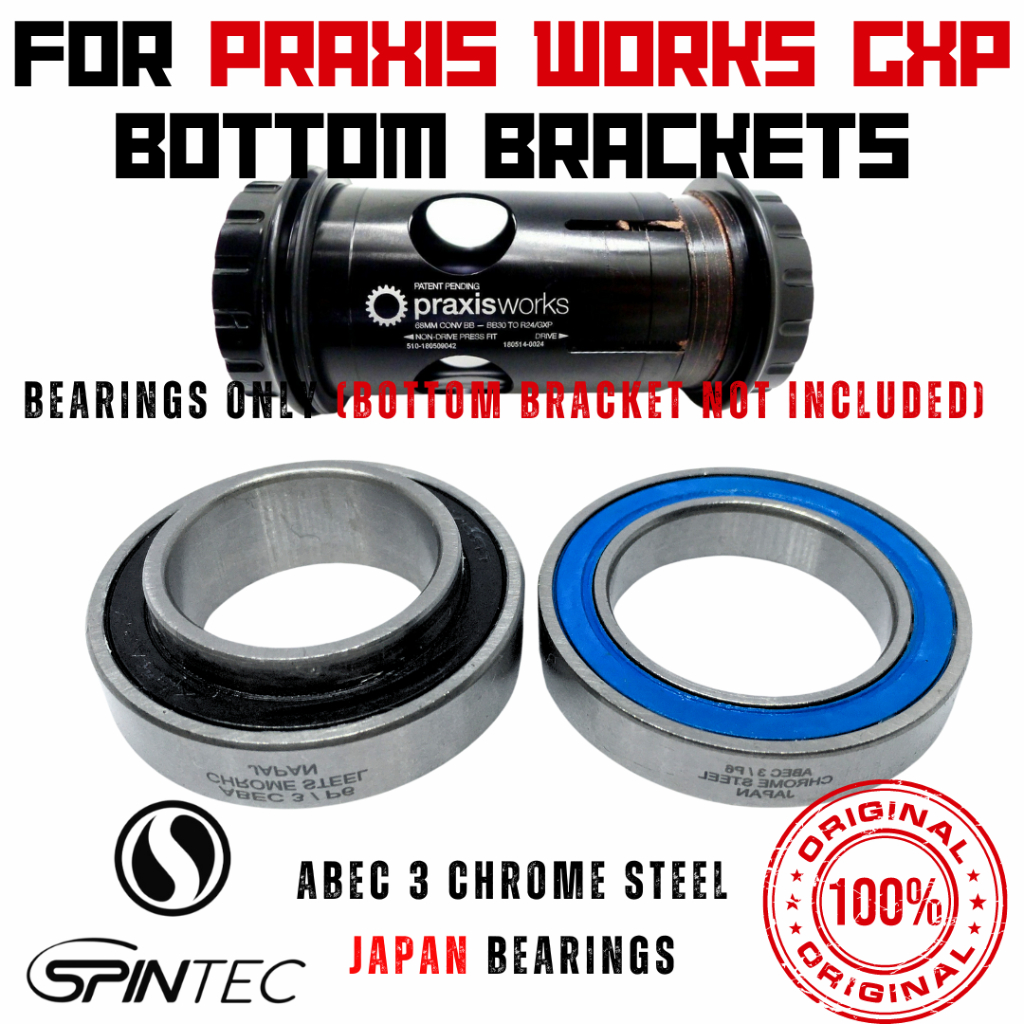 PRAXIS WORKS GXP Bottom Bracket Bearings from SPINTEC (Bearings Only ...