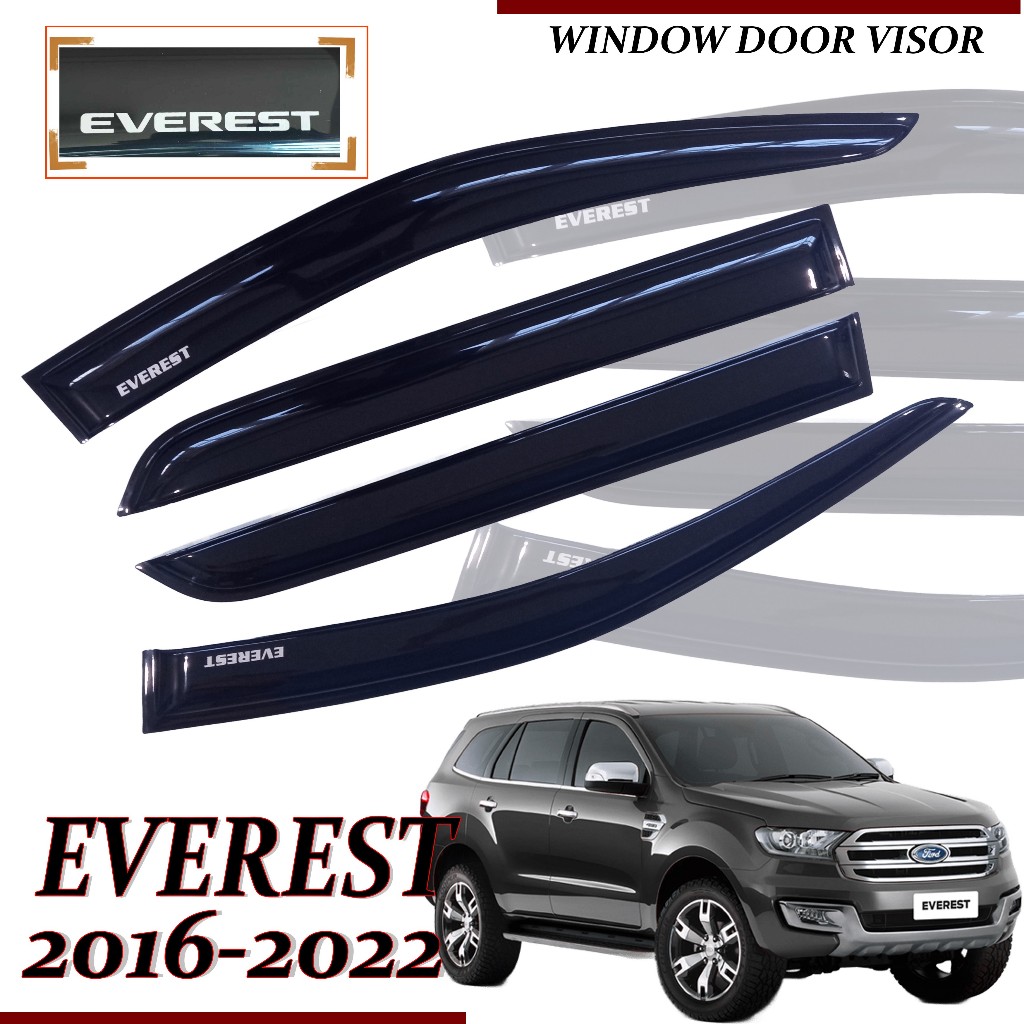 FORD EVEREST 2016 - 2023 Sun Visor Door Visor Window Visor High Quality ...