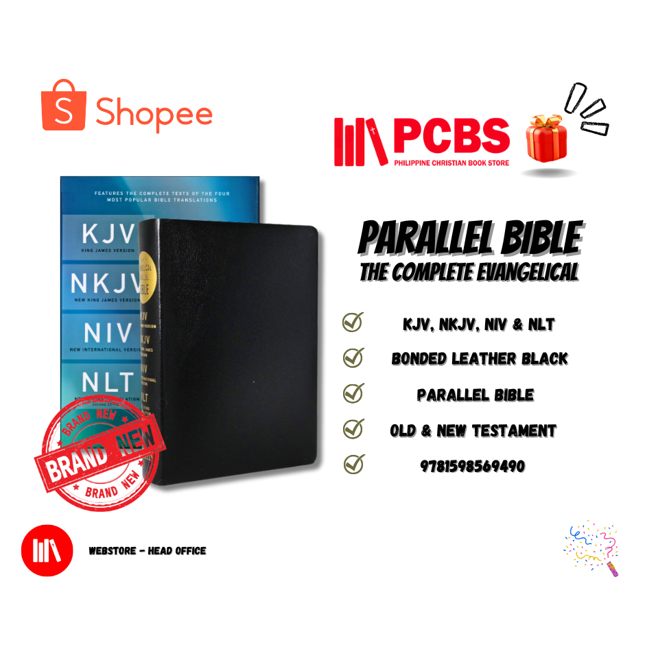 PCBS The Complete Evangelical Parallel Bible (KJV,NKJV,NIV & NLT ...