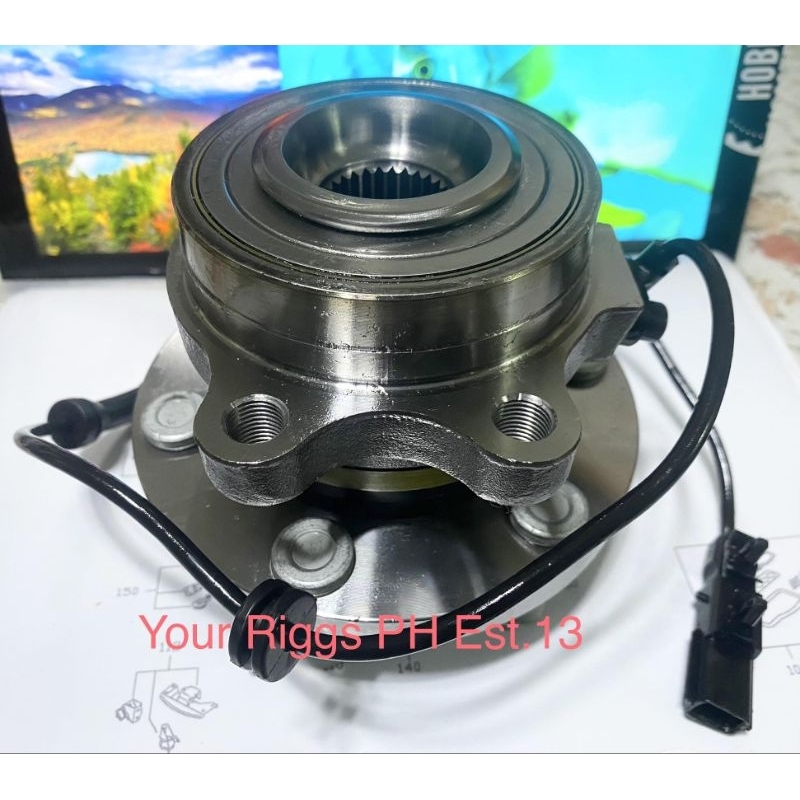 Nissan Navara NP300 Terra Front Wheel HUB Bearing Assy 4X4 with ABS ...