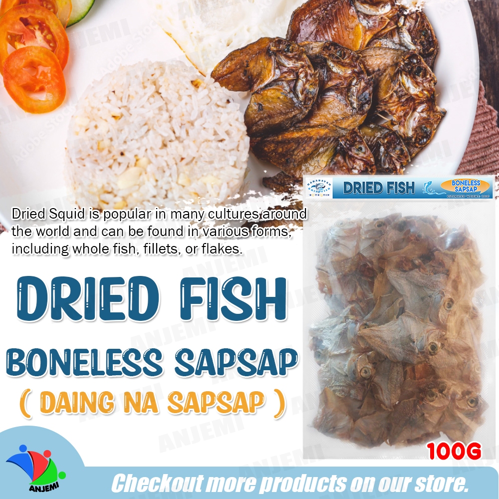 Dried Fish Sapsap Boneless 100g / 200g Dried Sapsap / Gourmet Dried ...
