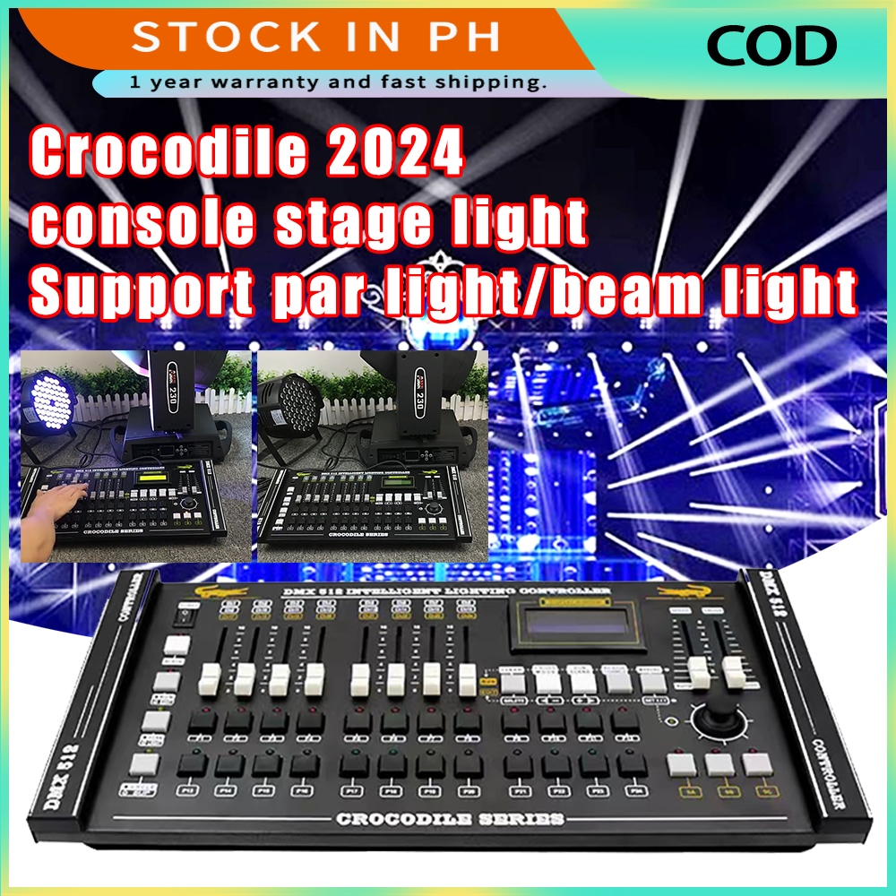 New 2025 Stage DJ Light Controller Console DMX 512 Disco Wedding Moving ...