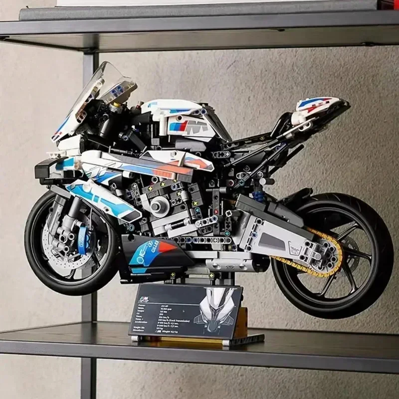 BMW M1000RR Motorrad Bricks 1:5 Compatible Lego Motorcycle Technic Set ...