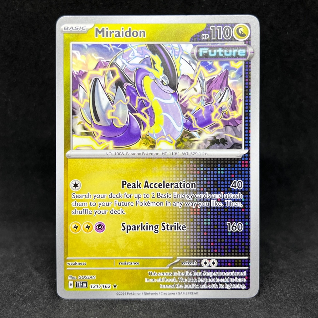 Pokemon TCG Miraidon Non-Holo 121/162 2024 Scarlet & Violet Temporal ...