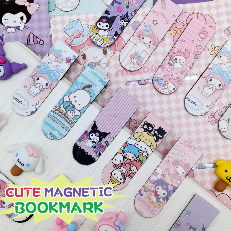 Creative Magnetic Bookmarks Student Cartoon Bookmarks Stationery Magnet ...