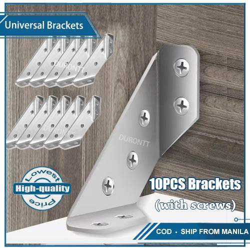 10pcs Universal Furniture Corner Connector Stainless Steel Corner ...