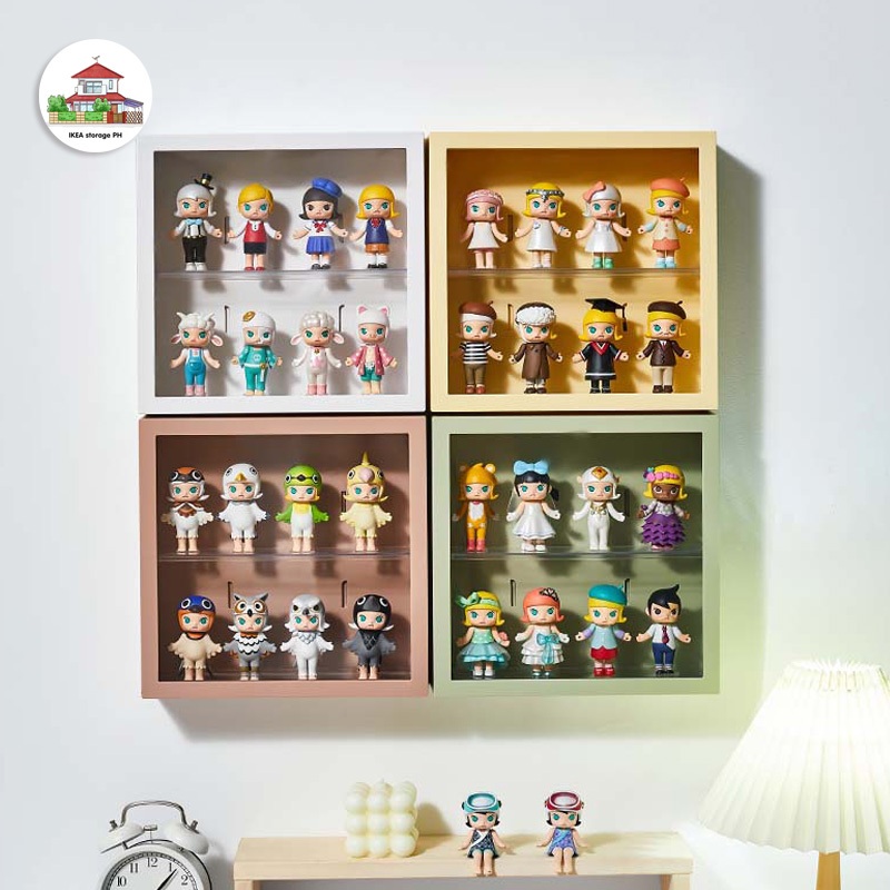 Acrylic Display Box Wall Mounted Blind Box Storage Display Shelf Multi ...