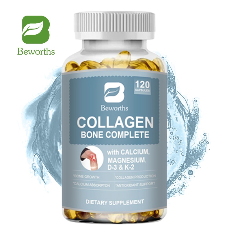 BEWORTHS Collagen Bone Complete Capsules Formula with Plant Calcium ...