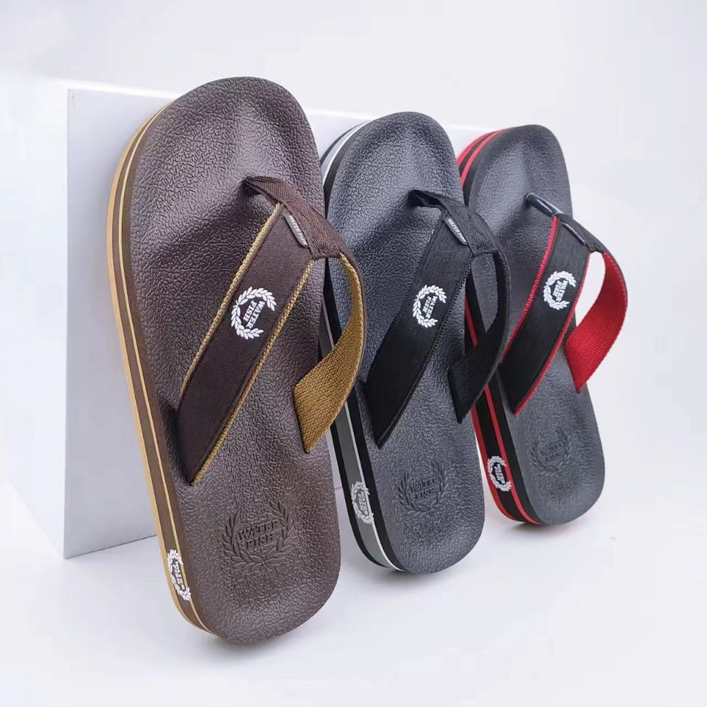 New water fish rubber beach sandals & flip flop for men's | Shopee Malaysia