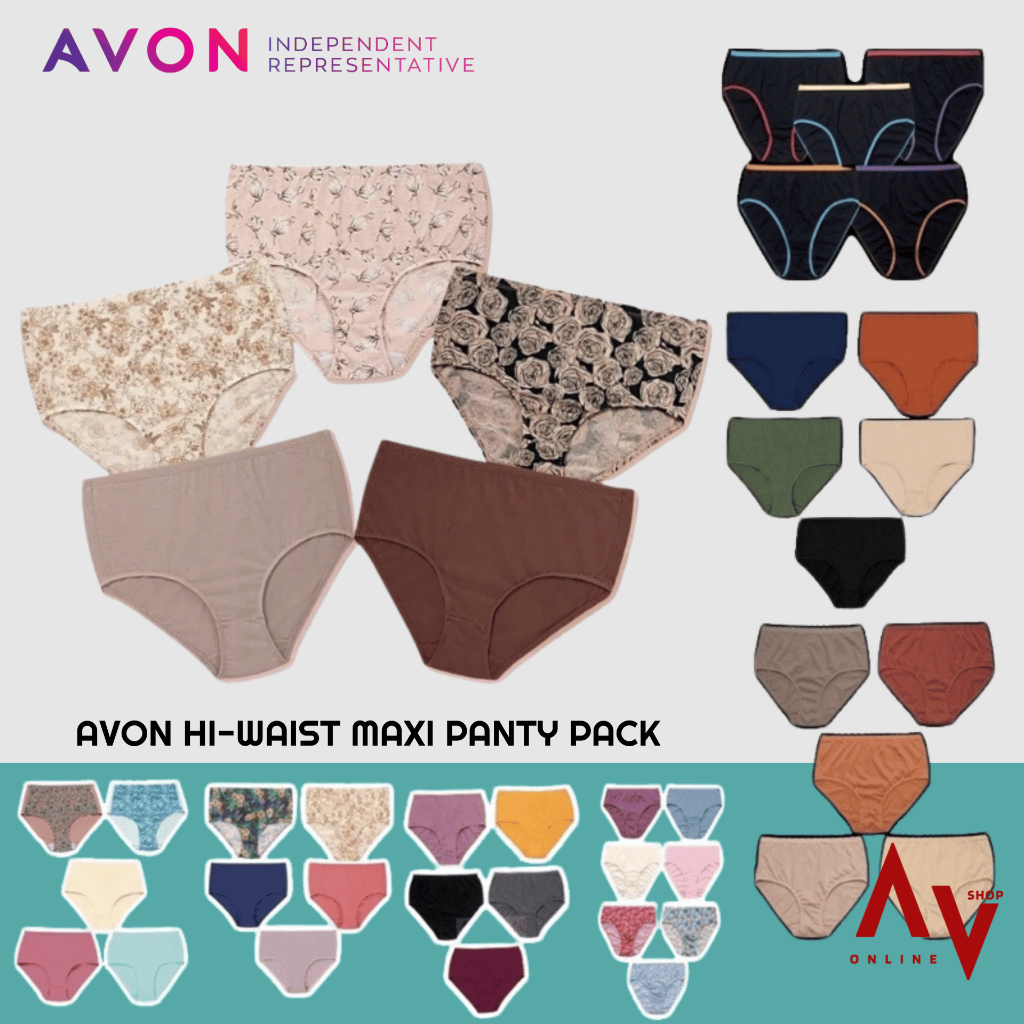 Avon Cathy Maxi Full Panty Pack(Juana,Shannon,Isla,Elaine,Rachel ...