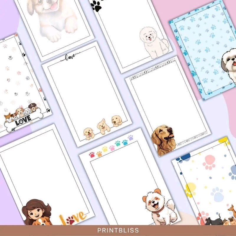 Personalized Dog Notepad/Memopad (with name or without name) | Shopee ...