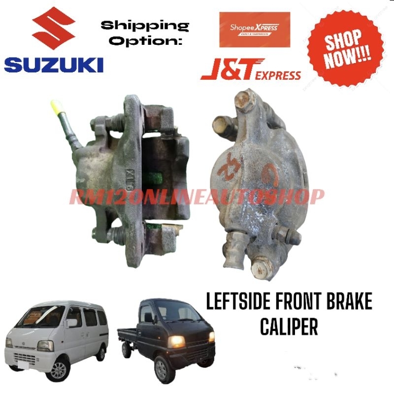 FRONT BRAKE CALIPER FOR DA52 DB52 DA62 JAPAN SURPLUS SOLD PR PIECE ...