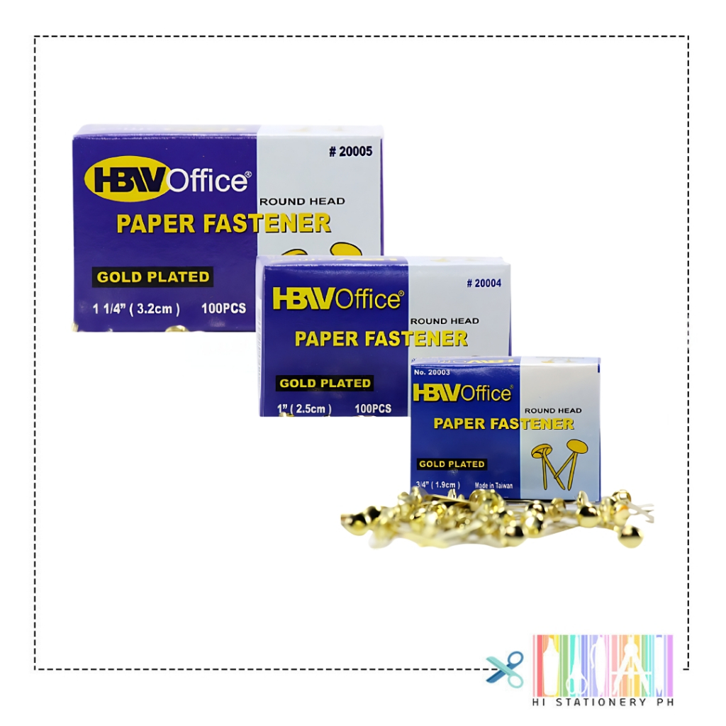 Round Paper Fastener Metal Fastener per Box | Shopee Malaysia