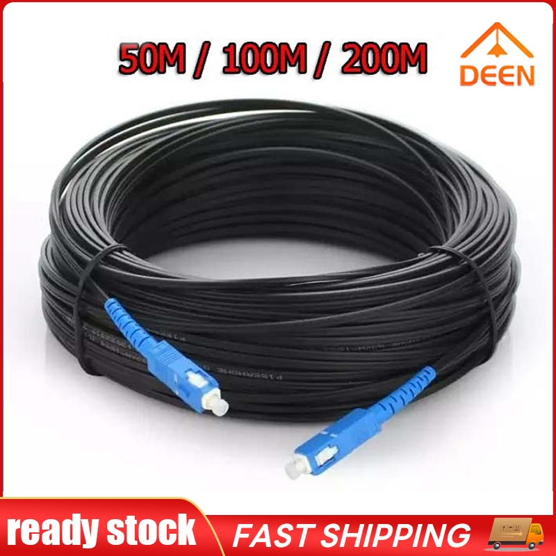 50M/ 100M/ 150M/ 200M/ 250M SC -SC Single Core Fiber Optic Cable Single ...
