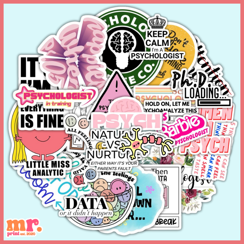 PSYCHOLOGY VOL 5 STICKERS MENTAL HEALTH MATTERS WATERPROOF | Shopee ...