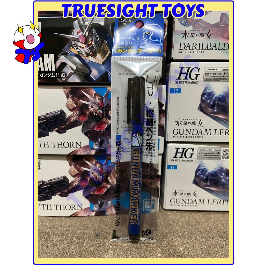 GM01 Gundam Panel Line Marker Black (Fine tip for Gunpla panel lines ...