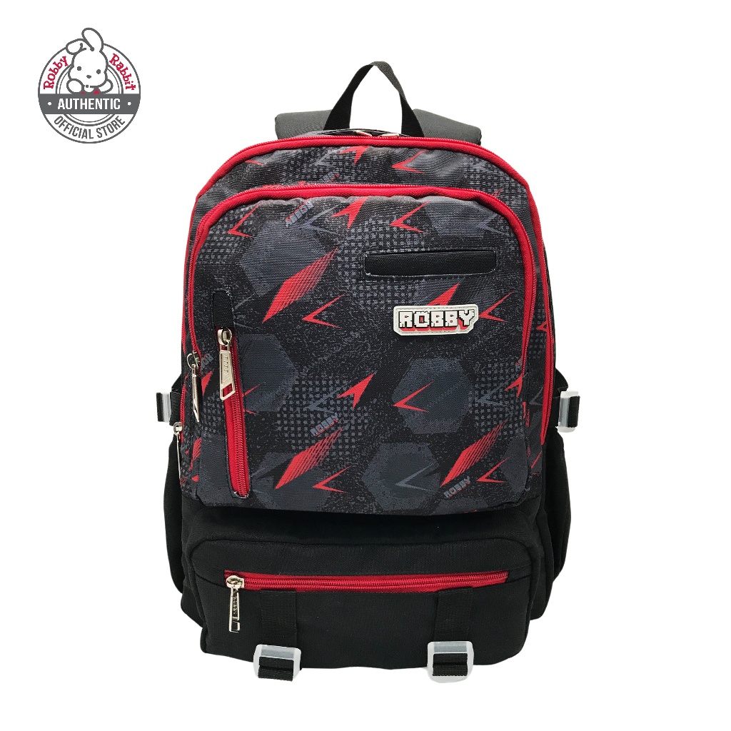 Robby Rabbit Win Machine Backpack 17” (Black, Blue) | Shopee Malaysia