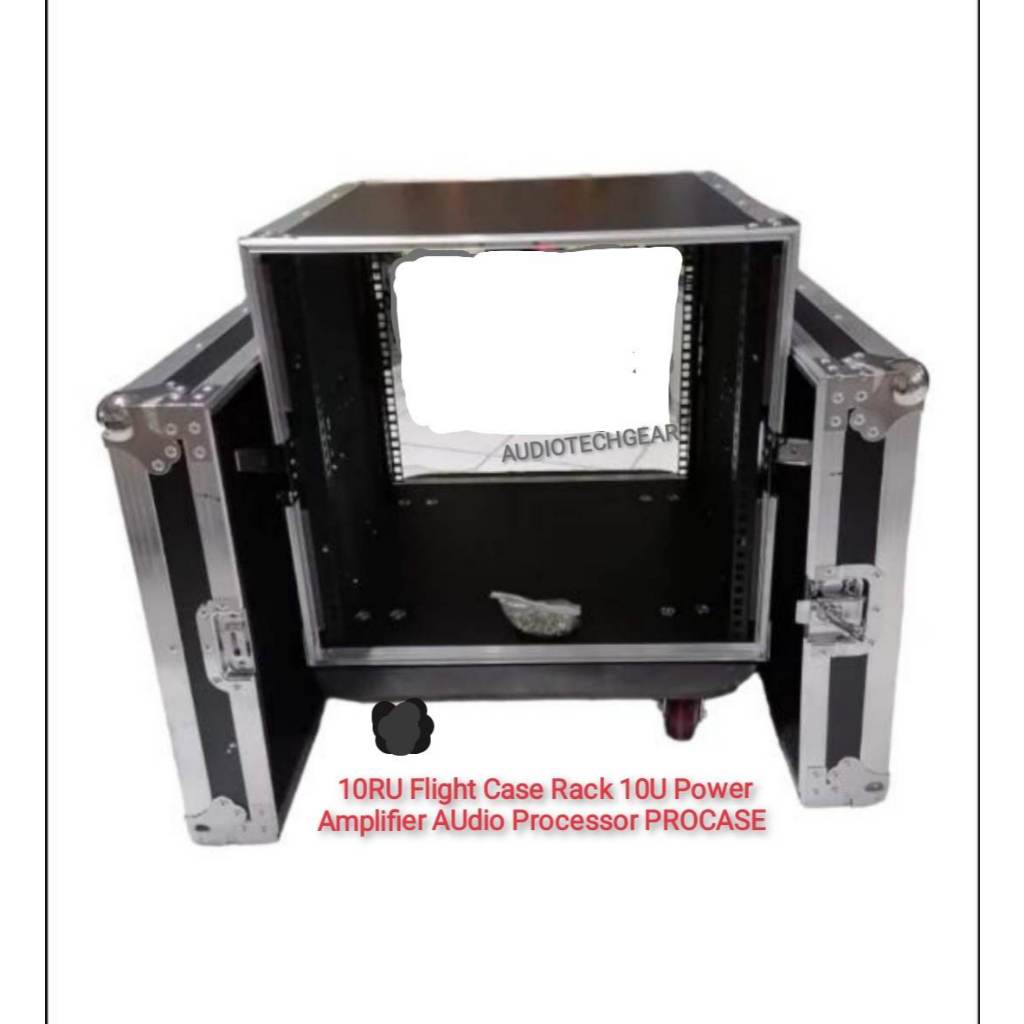 10RU Power Amplifier Audio Processor Procase 10U Flight Case Rack ...