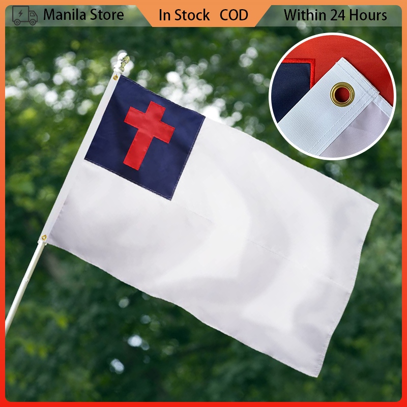 90x150cm Christian Flag Religious Jesus God Christ Church Easter ...