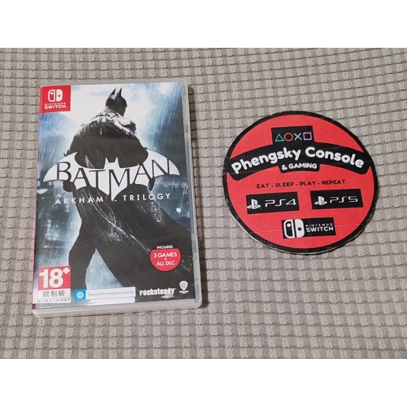 Batman Arkham Trilogy (Nintendo switch game) [physical game] | Shopee ...