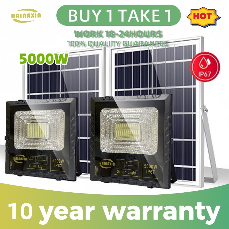 solar 5000W 10Year Warranty Solar Led Outdoor Flood solar bulb light ...