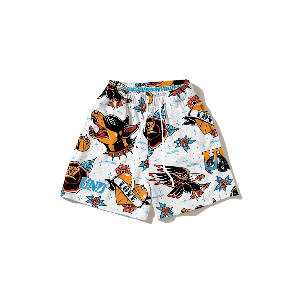 ALL LOCAL BRAND - Undrafted "AMERICANA" Mesh Men Short (White) | Shopee ...