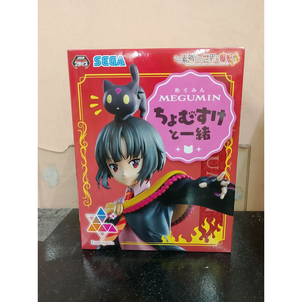 Sega 4580779549550 Konosuba Luminasta Megumin With Chomusuke Figure ...