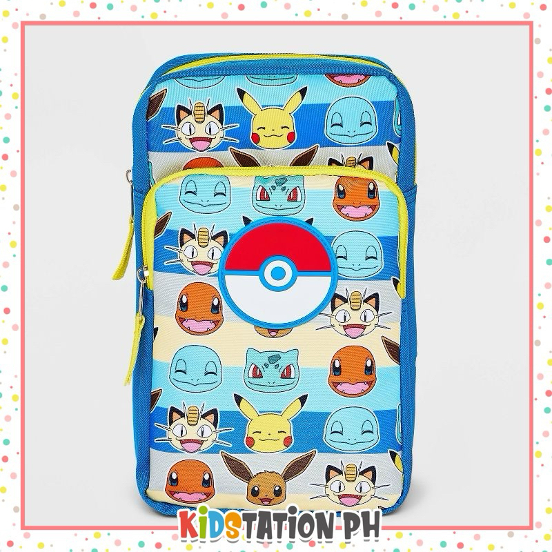 Pokemon Kids Crossbody Bag Sling Pack Pokeball - Blue | Shopee Malaysia