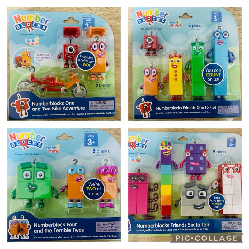 hand2mind Numberblocks educational toys figures mathlink cubes sensory ...