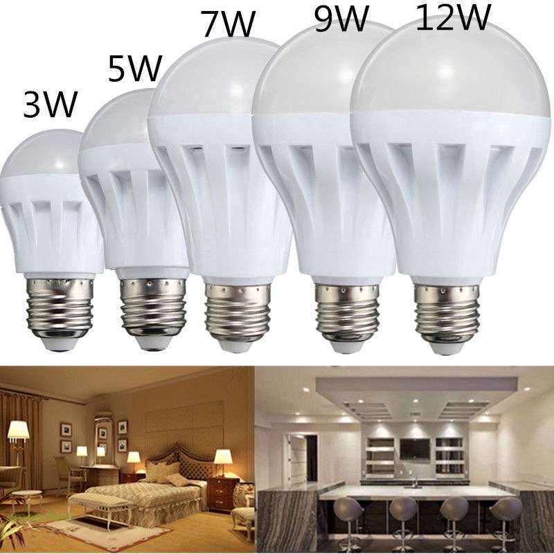 Lamps White Emergency LED E27 12W Light Bulb | Shopee Malaysia