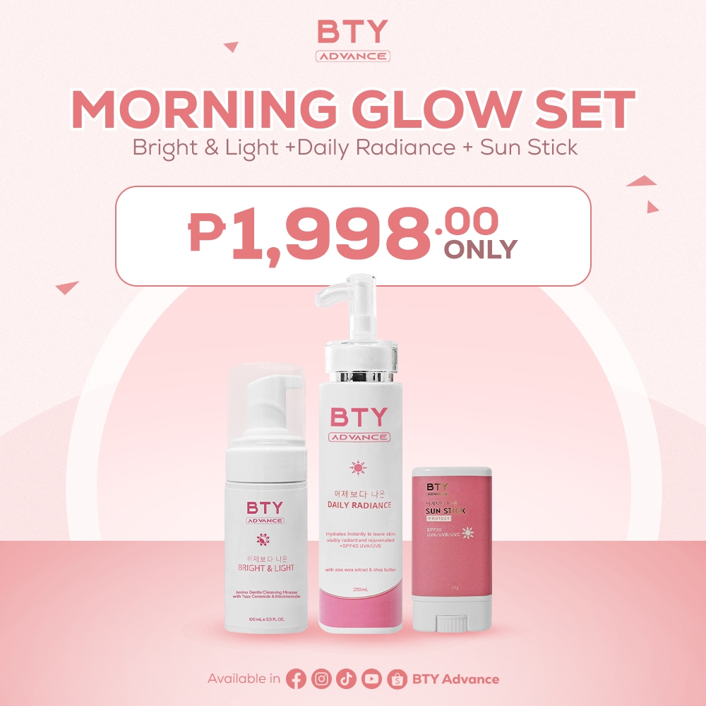 BTY ADVANCE MORNING GLOW SET | Shopee Malaysia