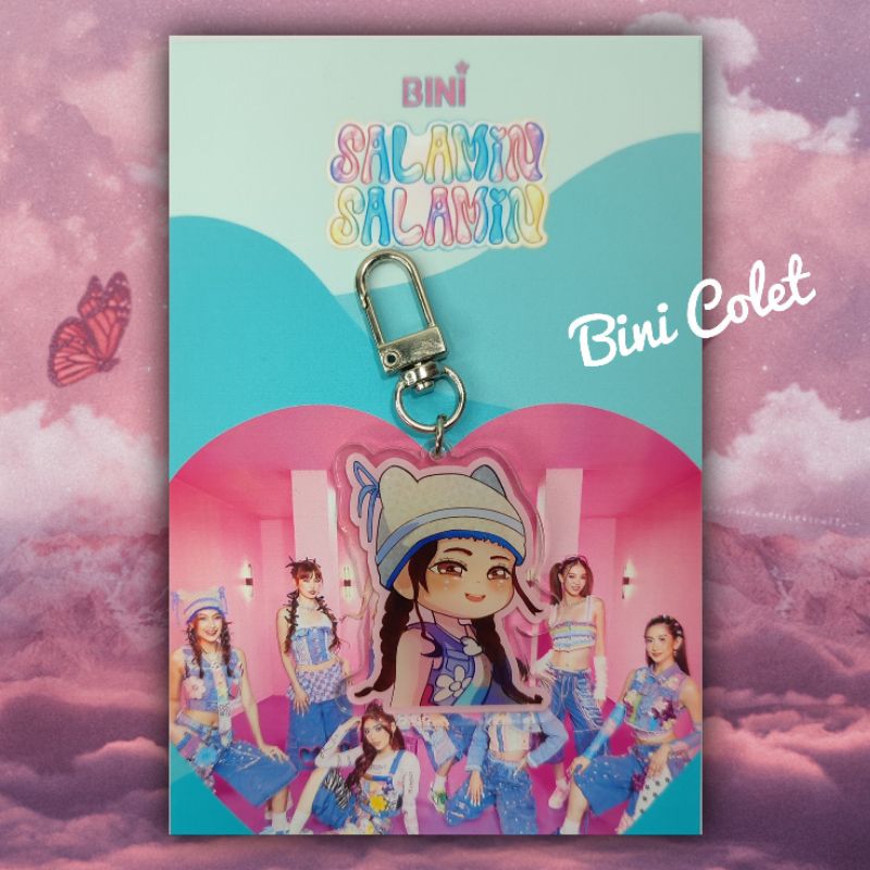 BINI ACRYLIC KEYCHAIN with free photocard | Shopee Malaysia