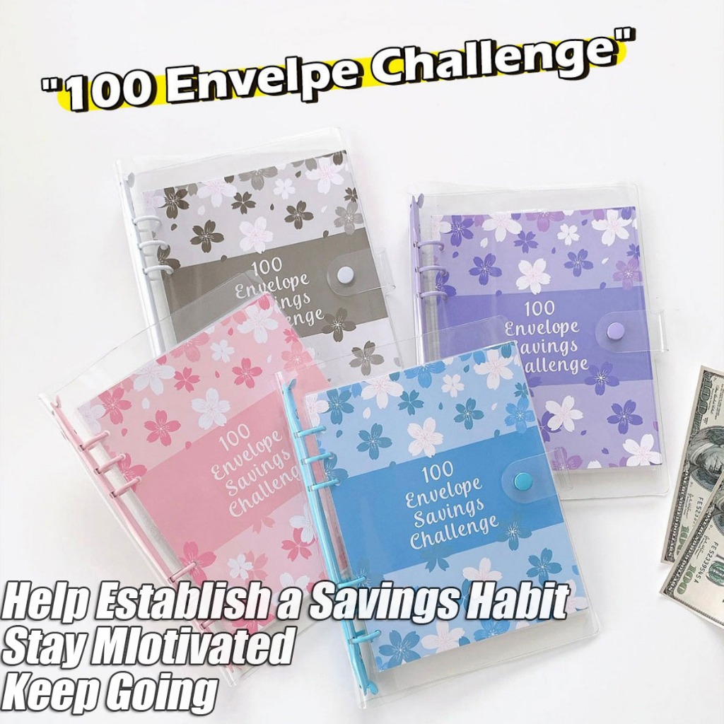 100 Envelopes Money Saving Challenge Family Money Saving Budget Binder ...