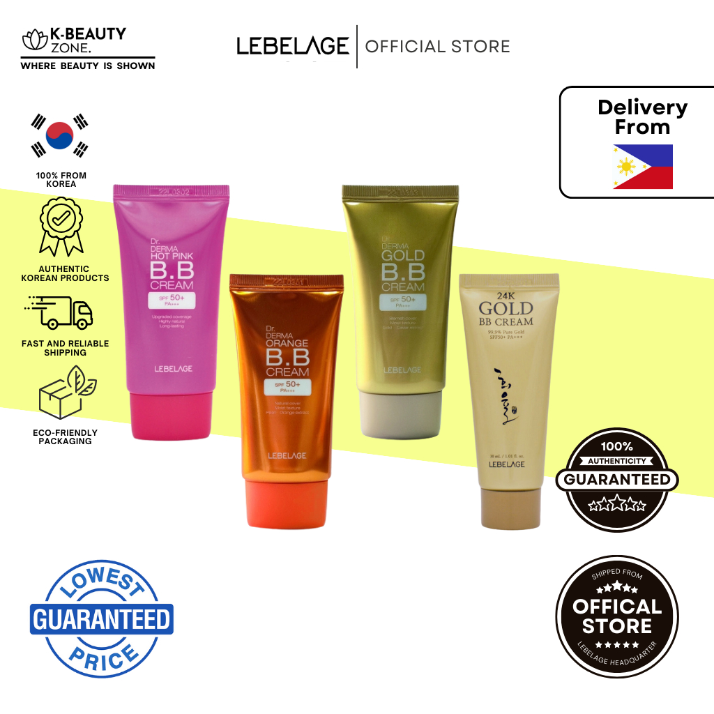 LEBELAGE DR. Derma BB Cream & 24k Gold Cream 30ml SPF 50+ PA+++ (4 ...