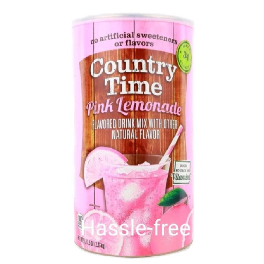 COUNTRY TIME PINK LEMONADE FLAVORED DRINK MIX (2.33kg) | Shopee Malaysia