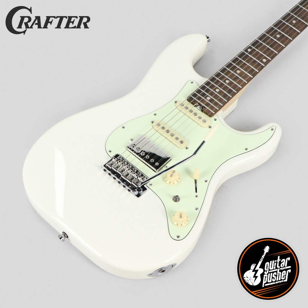 Crafter Guitars Modern Sera S RS OW, S-Style Electric Guitar - Olympic ...