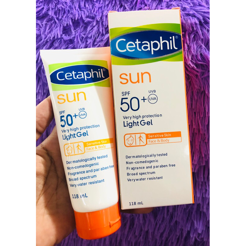 Cetaphil Gel Sunscreen/ Sunblock With SPF 118+ UVB/UVA Sunblock Sun ...