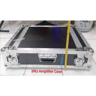 3RU / 3U AMPLIFIER CASE Stage Audio Power Amplifier Rack Flight Case ...
